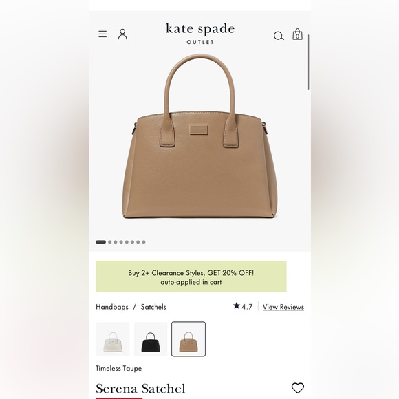 kate spade | Bags | Kate Spade Classic Beige Satchel | Poshmark